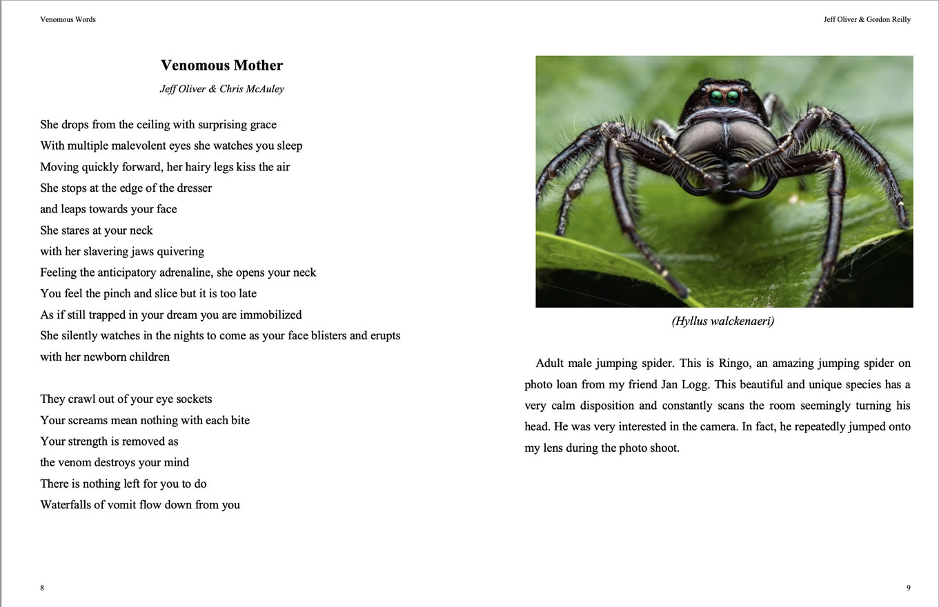 VENOMOUS WORDS: Sumptuous Macro Photography by Gordon Reilly and Poetry ...